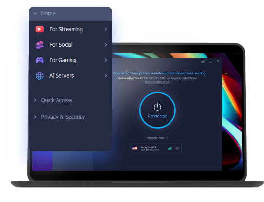 Get iTop free VPN to enjoy unlimited & private access